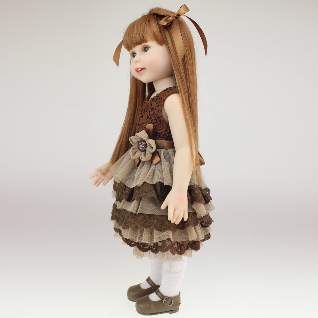 18 Inch Safe Silicone Girl Dolls for Kids Gift - World Reborn Doll